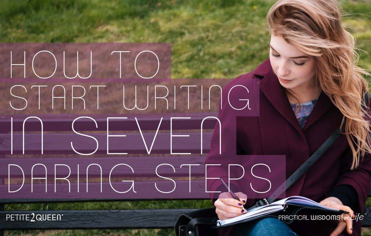 How to Start Writing in 7 Daring Steps - Strategic Sales Queen